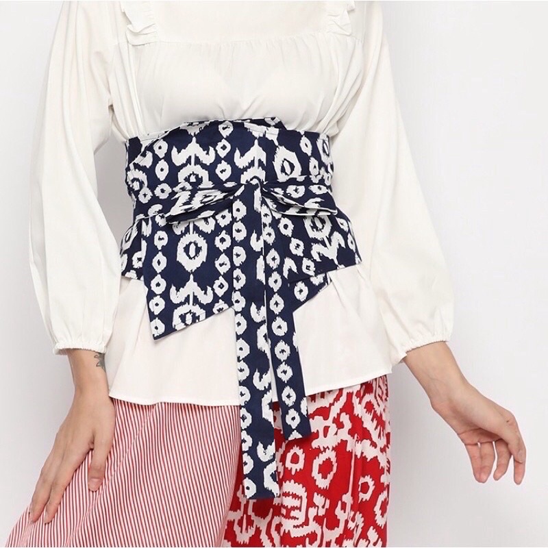 Jual SIMPLE 8 Sanyu Obi Batik Ikat Pinggang atau Belt Kain Wanita ...