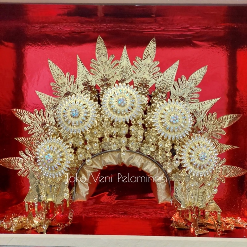 Jual Sunting Minang Mansi Daun / Mahkota Pengantin | Shopee Indonesia