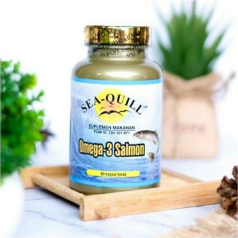 Jual SEA-QUILL OMEGA 3 SALMON ISI 60 / 100 KAPSUL | Shopee Indonesia