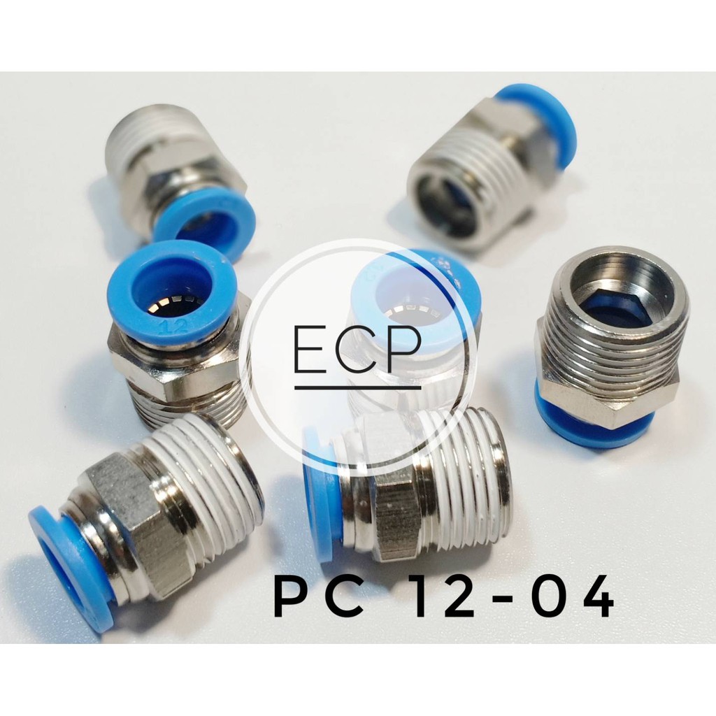 Jual FITTING PNEUMATIC STRAIGHT FITTING NEPLE ANGIN 12 X 1/2" Indonesia ...