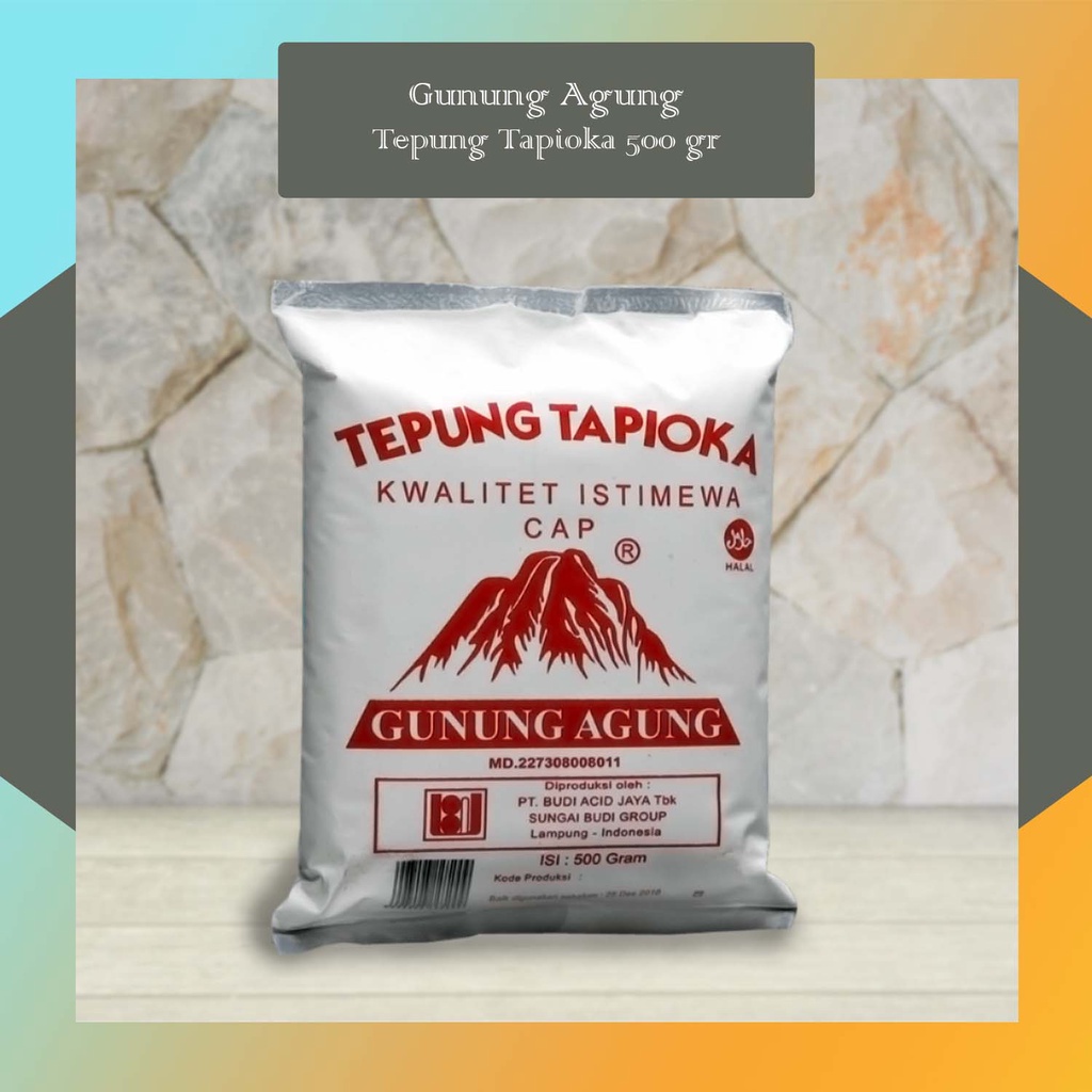 Jual Tepung Tapioka Gunung Agung Merah 500 Gr Indonesia|Shopee Indonesia