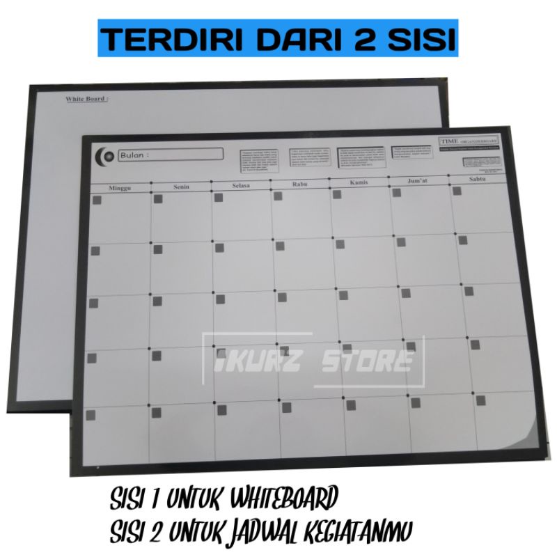 Jual Schedule / Whiteboard / Organizer board / Papan Tulis Lembaran ...