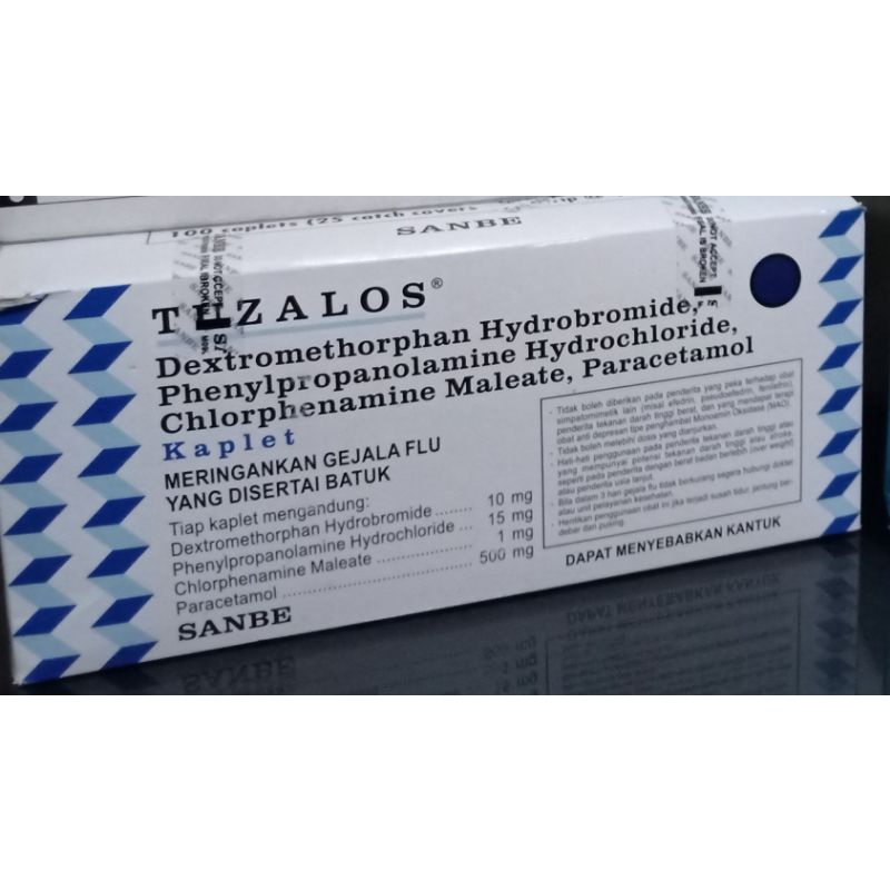 Jual Tuzalos Obat Flu dan Batuk (4kaplet/lembar) | Shopee Indonesia