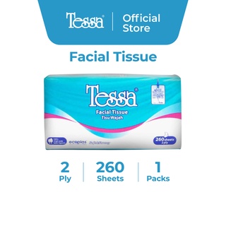 Jual Tessa Facial Tissue (260 Sheets x 2ply) | Shopee Indonesia