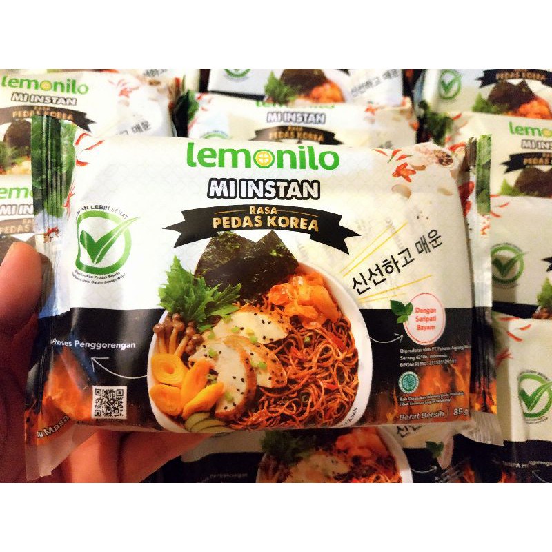 Jual Lemonilo Mie Instan Rasa Pedas Korea 85 gr | Shopee Indonesia