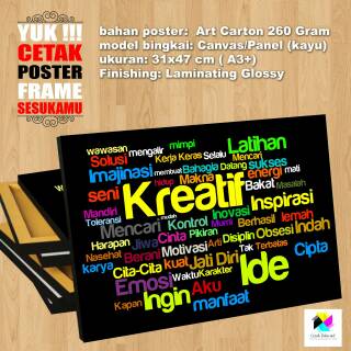 Jual POSTER FRAME, POSTER BINGKAI, POSTER VECTOR A3+ Indonesia|Shopee ...