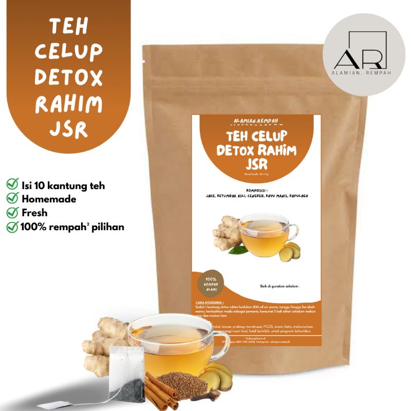 Jual TEH CELUP DETOX RAHIM JSR/ TEH KESUBURAN / TEH PROMIL DETOX RAHIM ...