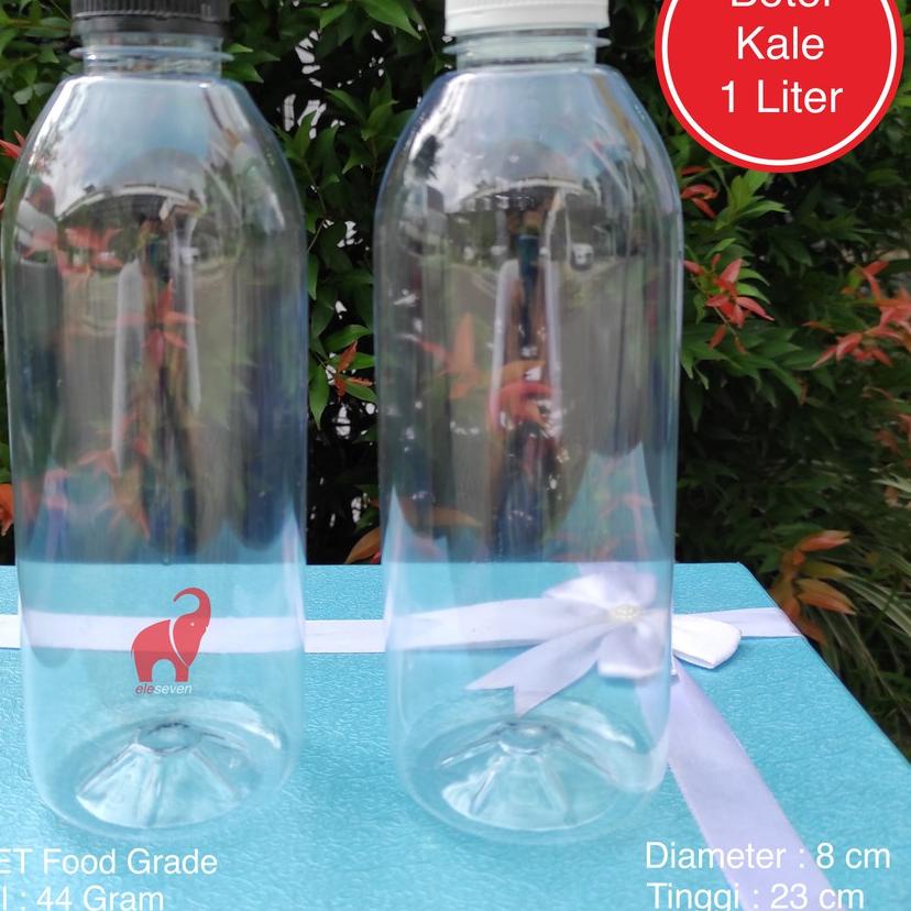 Jual Botol Kale 1 Liter - Botol Plastik 1 Liter - 1000 ml - Botol Jus 1 ...