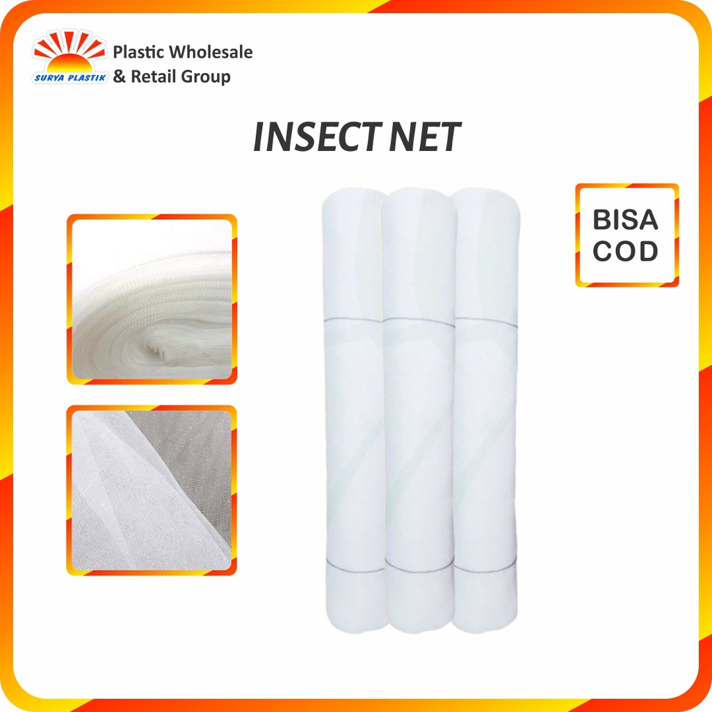 Jual Insect net lebar 1 meter - Jaring penghalang serangga greenhouse ... Jual Insect net lebar 1 meter - Jaring penghalang serangga greenhouse ...
