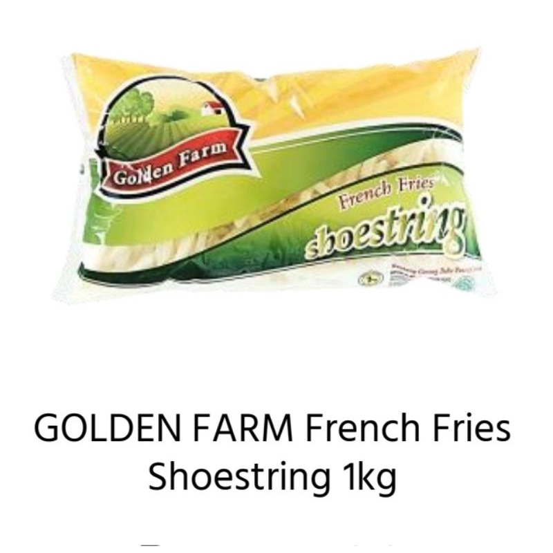 Jual Golden Farm French Fries Shoestring 1kg | Shopee Indonesia Jual Golden Farm French Fries Shoestring 1kg | Shopee Indonesia