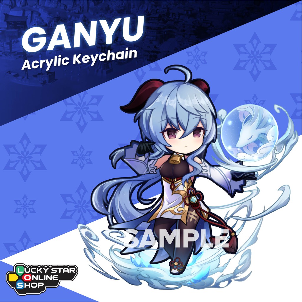 Keychain Genshin Impact Ganyu | Shopee Indonesia