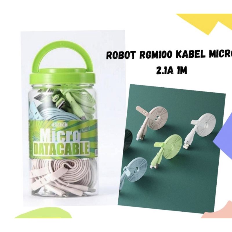 Jual GROSIR KABEL ROBOT RGM 100 MICRO (TIPE MIKRO / USB) | Shopee Indonesia