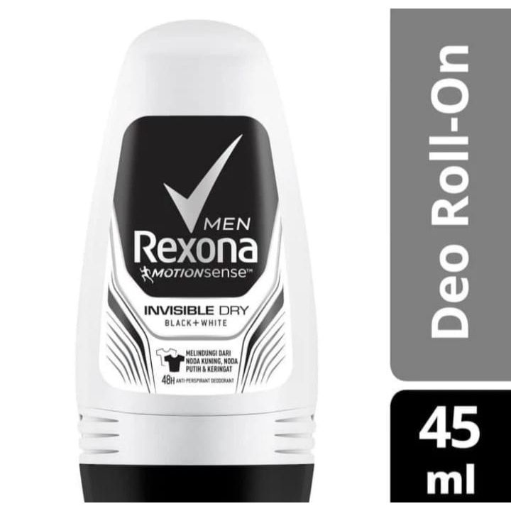 Jual Rexona Men Deodorant Deo Roll On Pria Invisible Dry 45MI ...