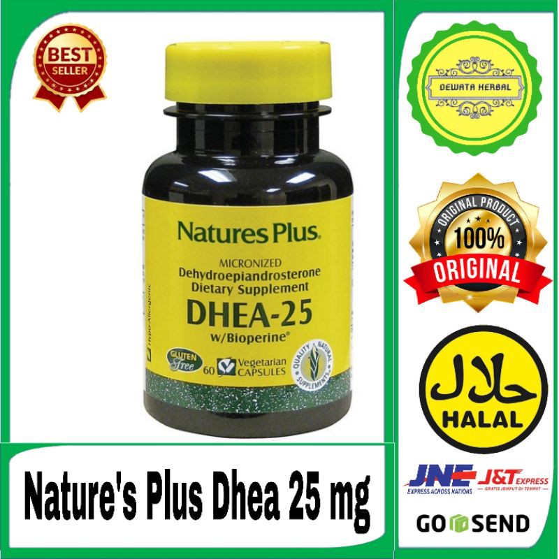 Jual NATURE'S PLUS DHEA 25MG - MEMBANTU PERTUMBUHAN HORMON | Shopee ...