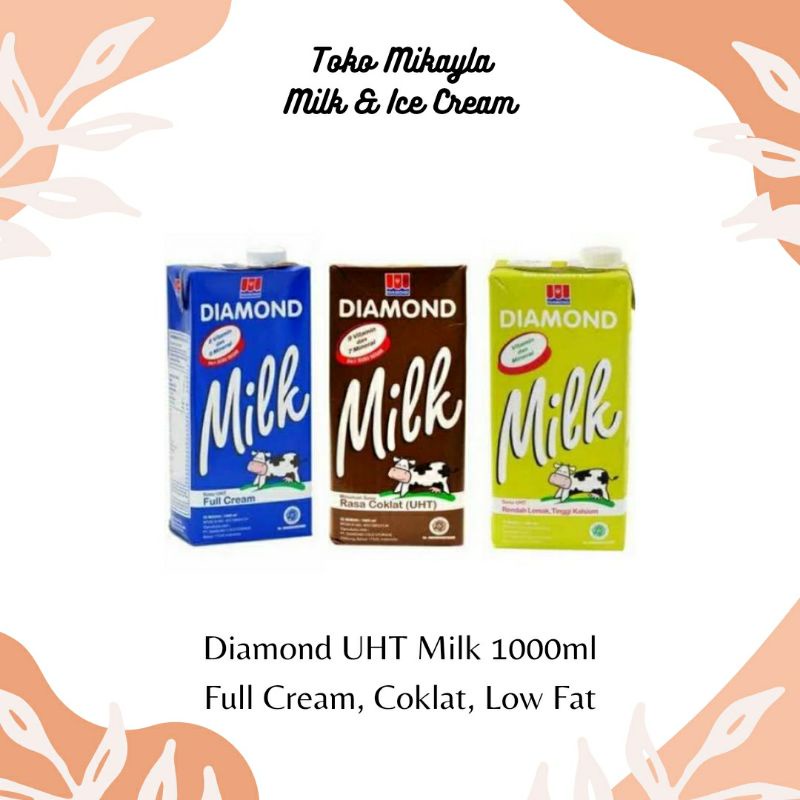 Jual Diamond UHT Milk 1 Liter / Susu UHT | Shopee Indonesia