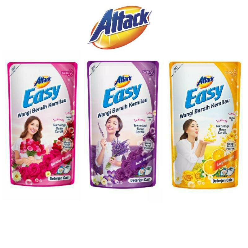 Jual Attack Easy Deterjen Cair 750ml | Shopee Indonesia