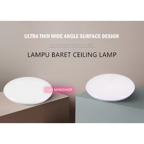 Jual Lampu Baret Ceiling Light Lampu Plafon kap baret sudah dengan led ...