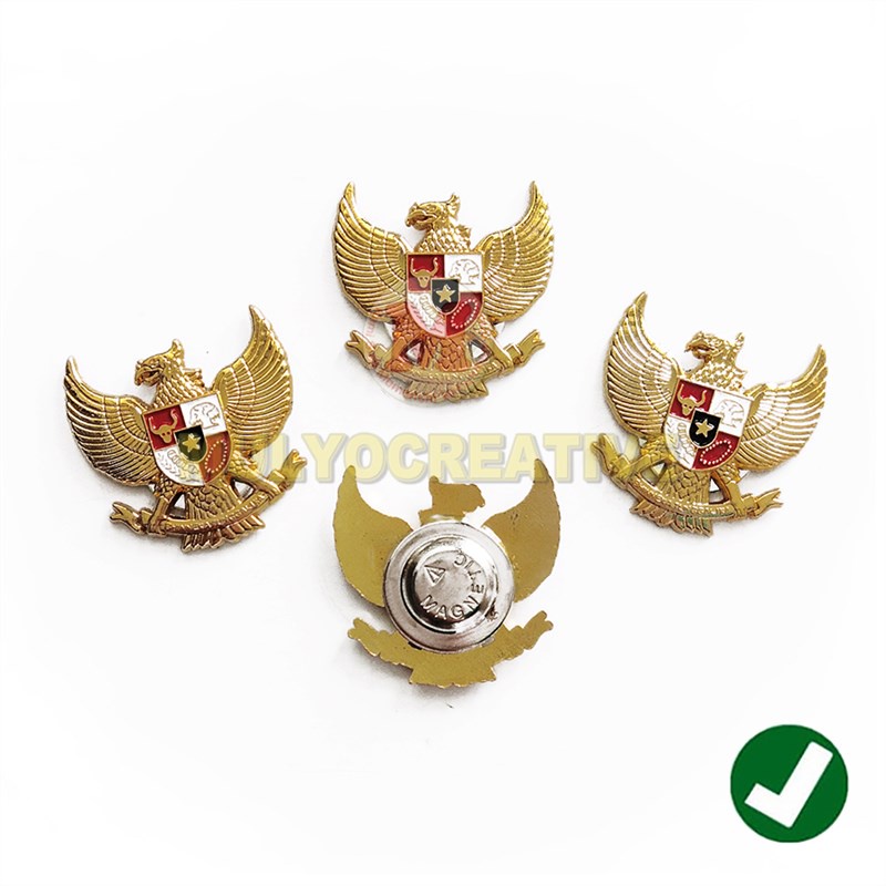 Jual Pin Burung Garuda 3 Cm - Lencana Magnet Burung Garuda Paskibra ...