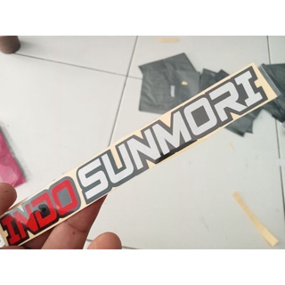 Jual stiker cutting INDO SUNMORI logo motor hellm mobil terbaru viral ...