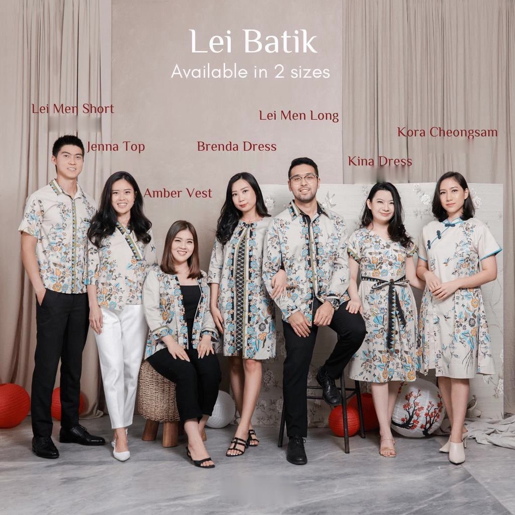 Jual Pakaian Seragam Batik Cheongsam Family Sets ( Men Short - Kora Cs ...
