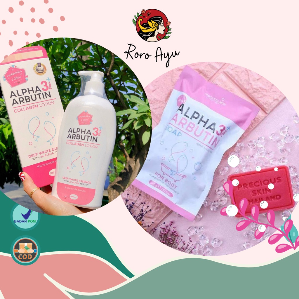 Jual Precious Skin Alpha Arbutin 3 Plus Collagen Whitening Soap dan Precious Skin Alpha Arbutin ...