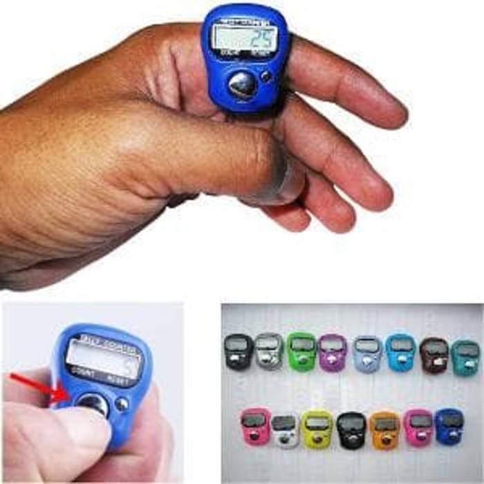 Jual Tasbih Digital Mini Finger Counter Penghitung Jari utk Ngaji ...