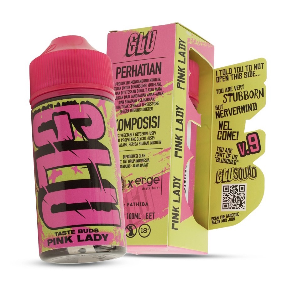 Jual Liquid Vape GLU Lady Pink 100ml / Bercukai | Shopee Indonesia