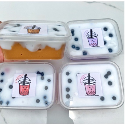 Jual MAINAN SLIME BROWN SUGAR / BOBA SLIME 200GR / BOBA TARO / BOBA ...