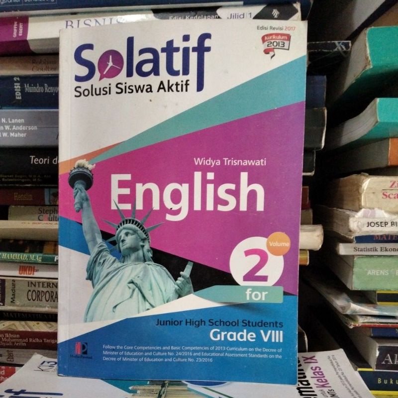 Jual buku solatif bahasa Inggris/English kelas VIII/8/2 smp revisi ...