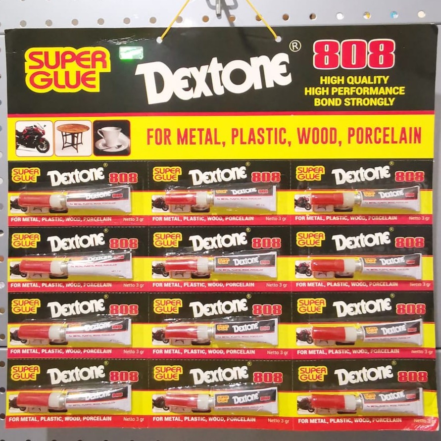 Jual LEM DEXTONE SUPER GLUE 808 - POWER GLUE | Shopee Indonesia