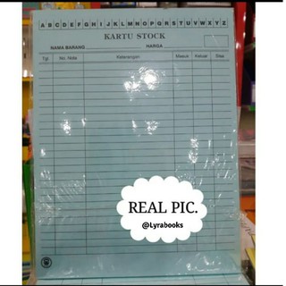 Jual Kartu Stock Barang / Stok Opname - Isi 100 Lbr | Shopee Indonesia