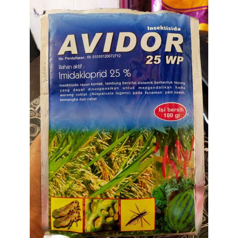 Jual insektisida AVIDOR 25 WP 100 GR. | Shopee Indonesia
