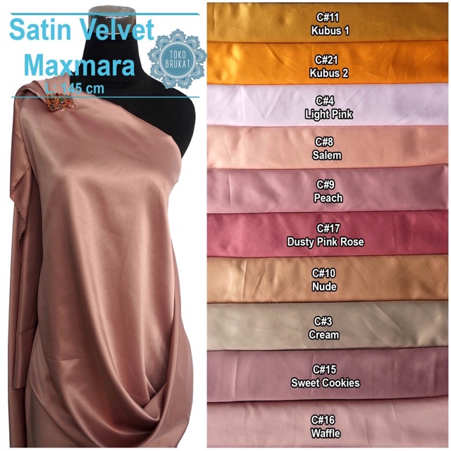 Jual Kain satin velvet | Shopee Indonesia