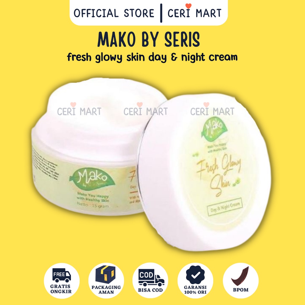 Jual Mako by Seris Fresh Glowy Skin Day & Night Cream | Mako by Series ...