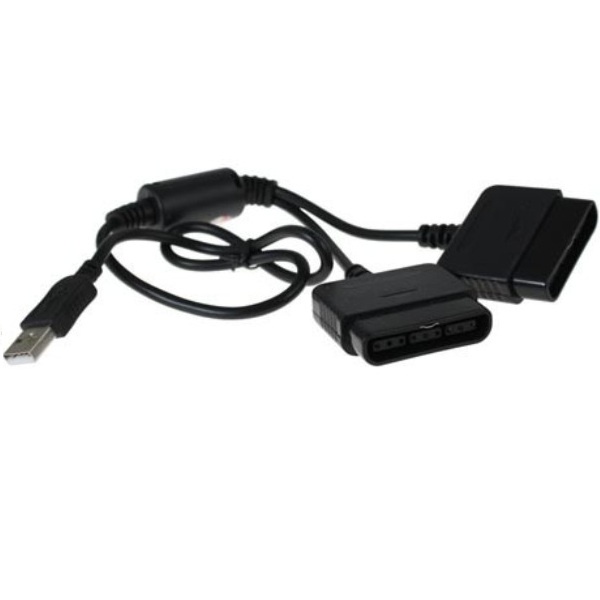 Jual Game Converter USB to Playstation Joystick Double Controller ...