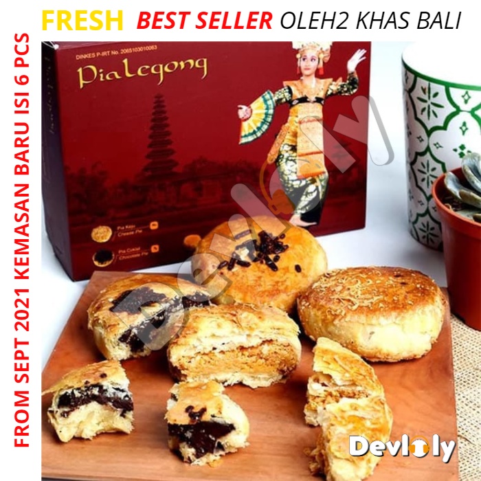 Jual Pia Legong Bali Original Coklat Keju / OLEH2 KHAS BALI | Shopee ...