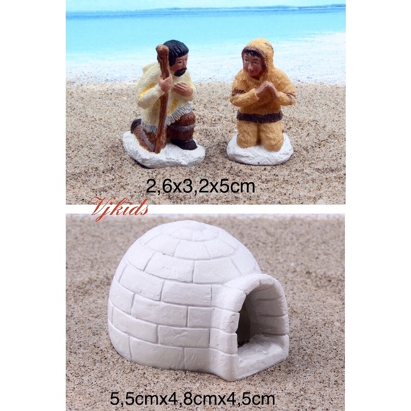 Jual miniatur igloo, rumah orang eskimo , untuk bermain sensory anak ...