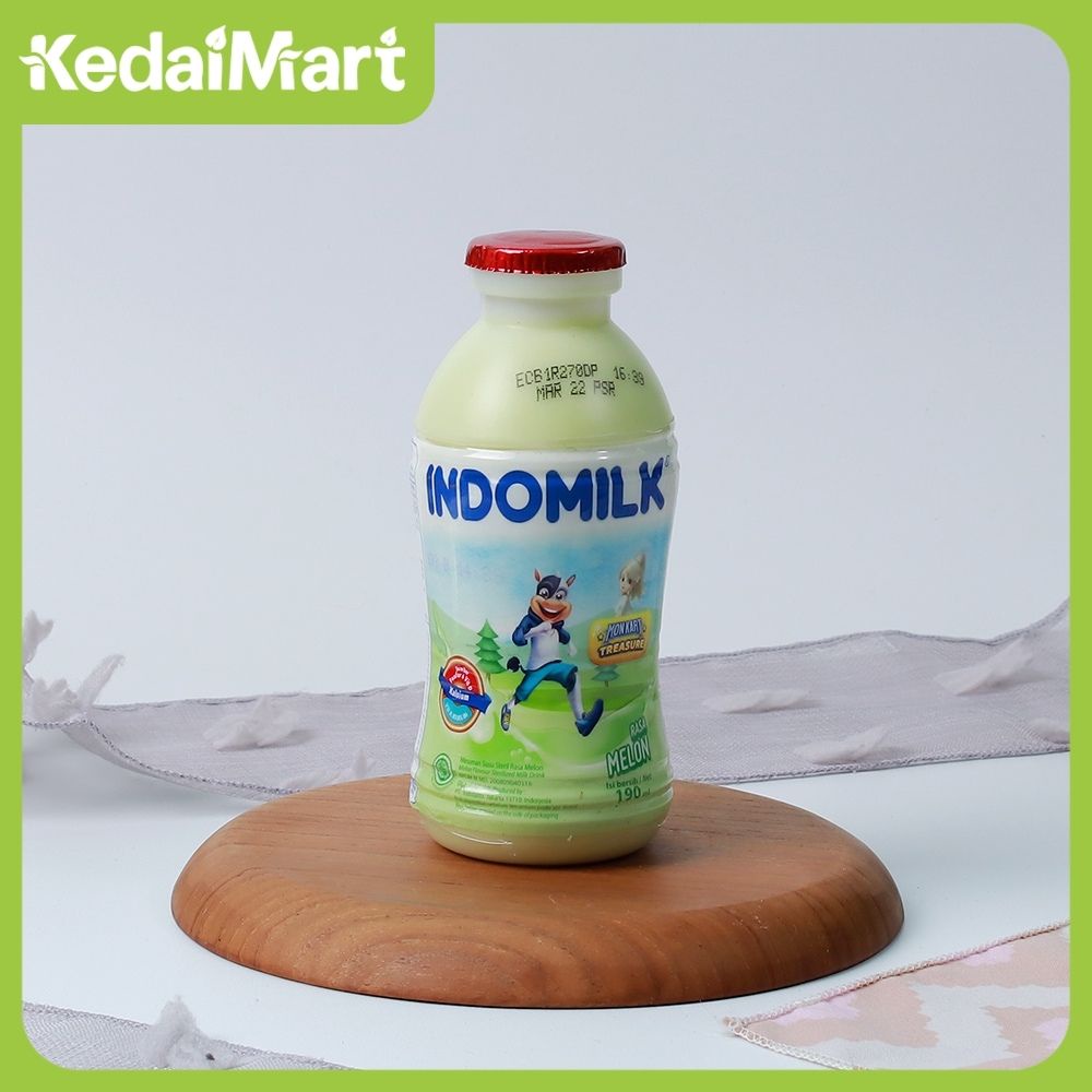 Jual Indomilk Susu Botol Cair Melon 190 ml / Susu Segar / Susu Anak | Shopee Indonesia
