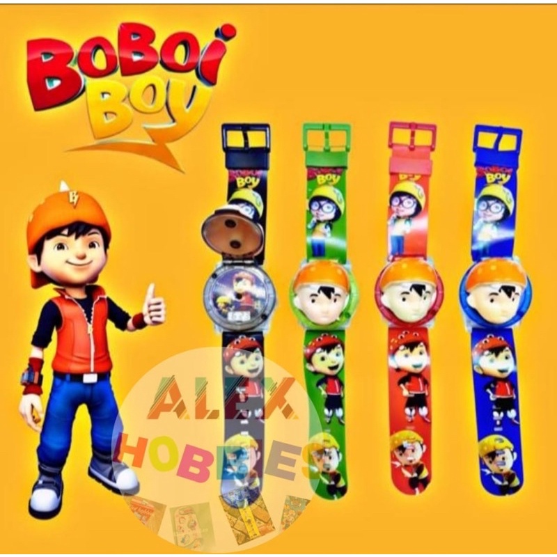 Jual jam tangan anak laser dan music Boboiboy / jam tangan boboboy ...