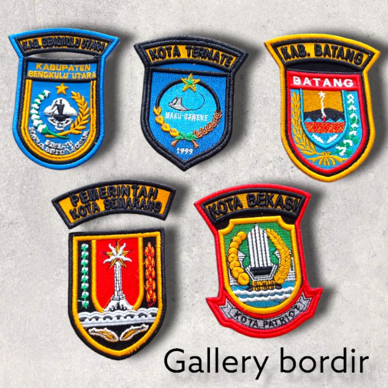 Jual logo daerah kota kabupaten dan lokasi timbul 3d request | Shopee ...