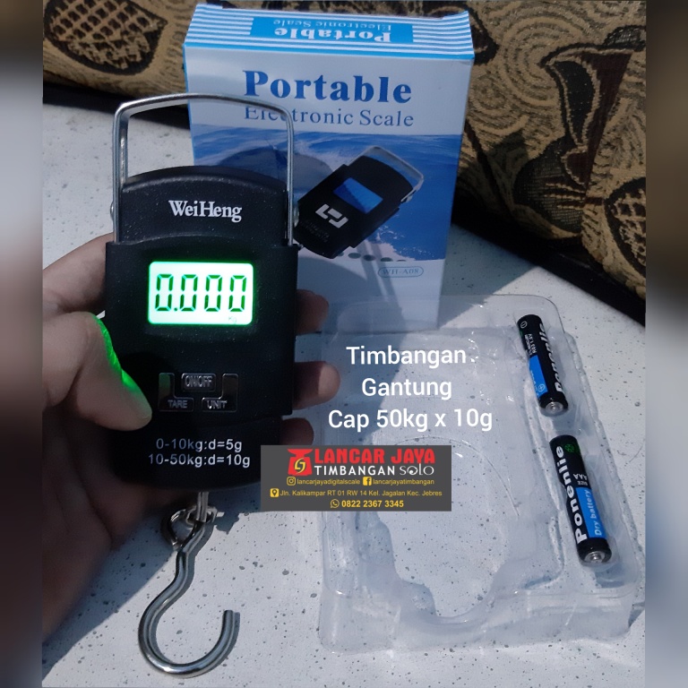 Jual Timbangan digital gantung 50kg | Shopee Indonesia