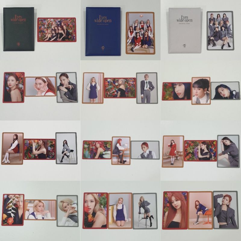 Jual TWICE Photocard Benefit from Eyes Wide Open Album ( OFFICIAL ) | Shopee Indonesia