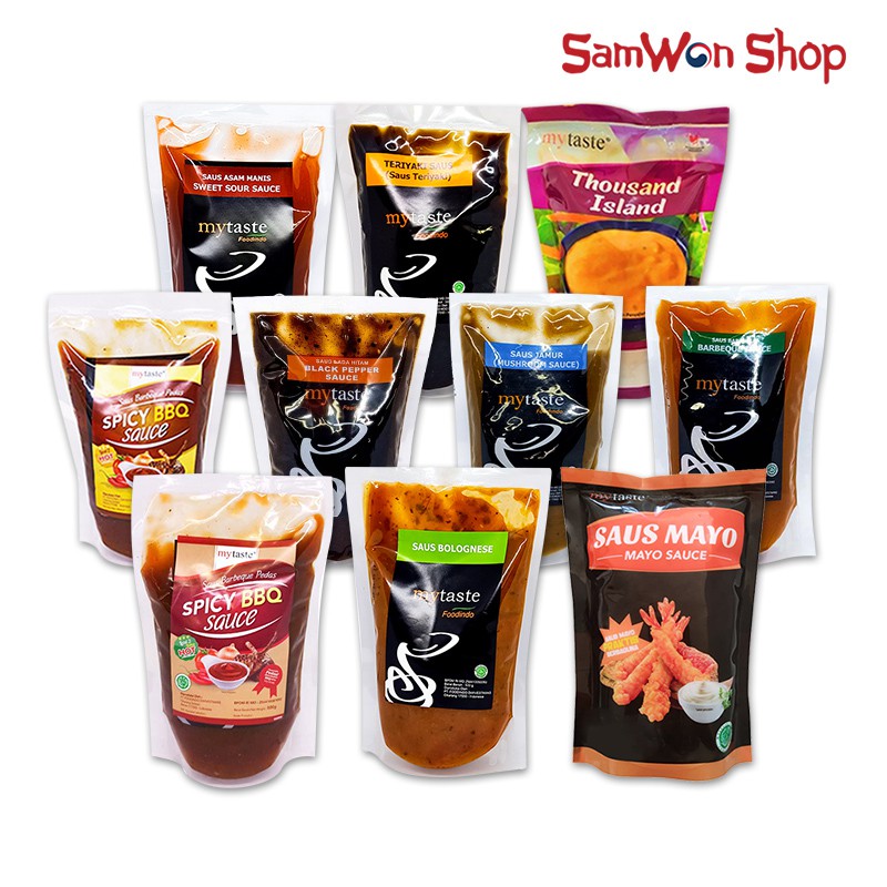 MYTASTE SAUS 500 GRAM - MY TASTE SAUCE FOR DRESSING & MARINADE | Shopee ...