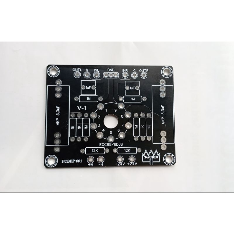 Jual PCB SIMPLE TUBE BUFFER LOW VOLTAGE FOR AUDIO GAINCLONE AMP 6N1 ...