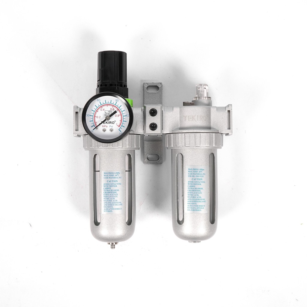 TEKIRO SARINGAN UDARA 2 TABUNG / FILTER KOMPRESOR / AIR CONTROL UNIT ...