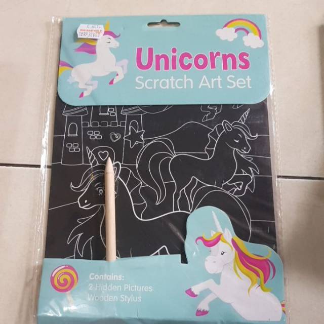 Jual Unicorn Scratch Art Set- link member gogo | Shopee Indonesia