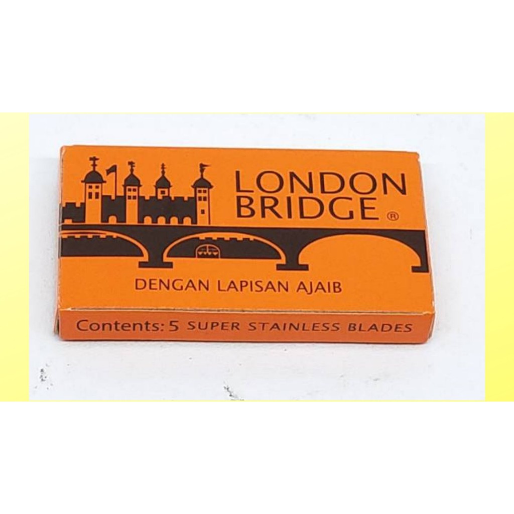 Jual Silet cukur london bridge 1PACK isi 5 super stainless blades ...