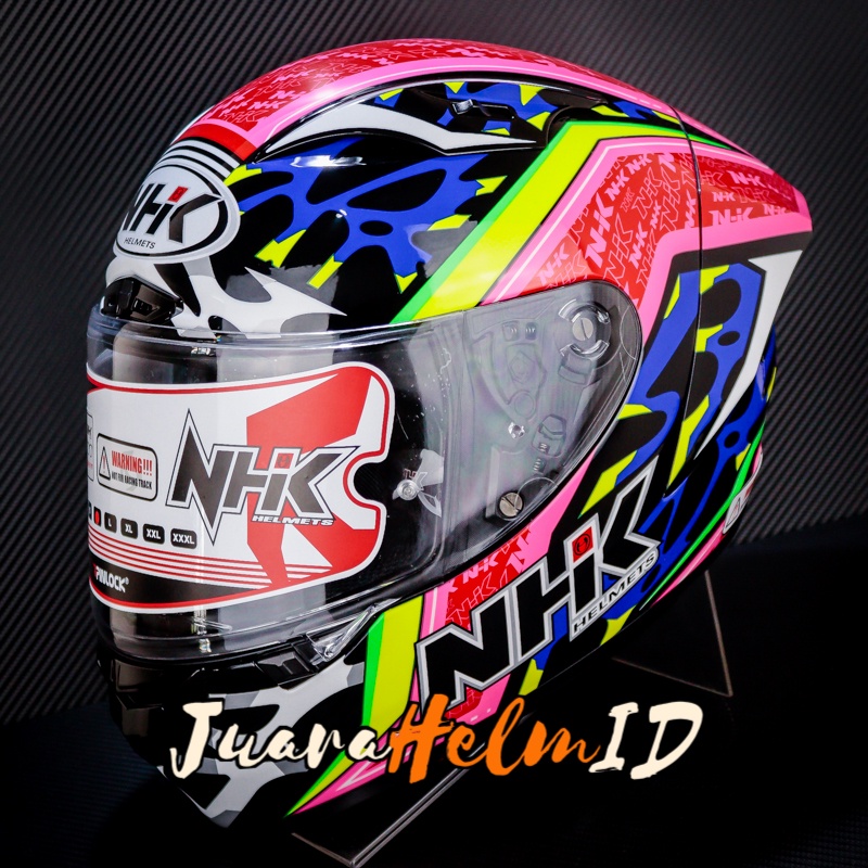 Jual NHK HELM GPR TECH STREET R45 EDITION / BLACK PINK GLOSSY / GP R ...