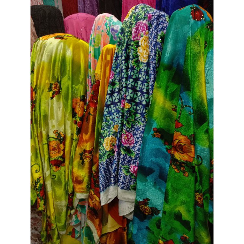 Jual Kain bludru motif/bahan bludru/cocok untuk dress,gaun,seragam ...