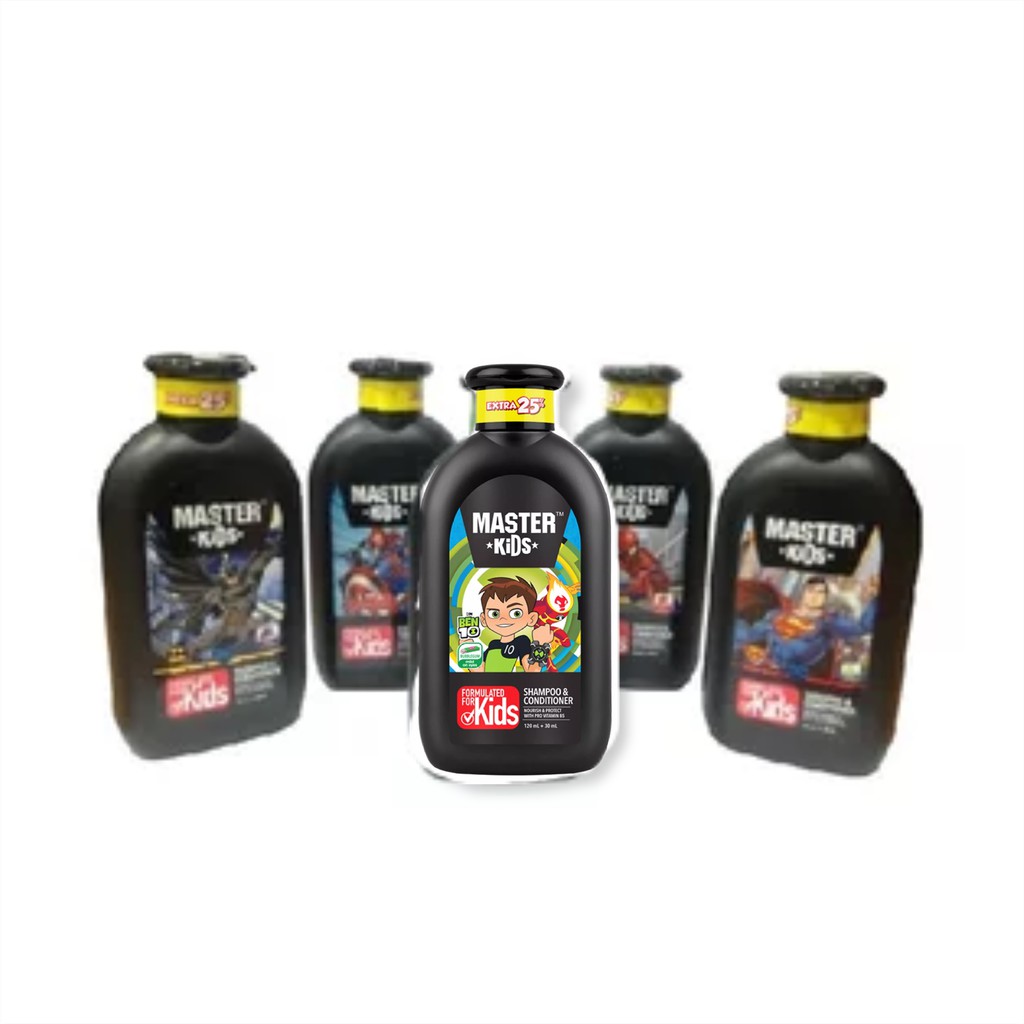 Jual MASTER Kids Shampoo & Conditioner DC Super Hero 120 ml + 30 ml ...